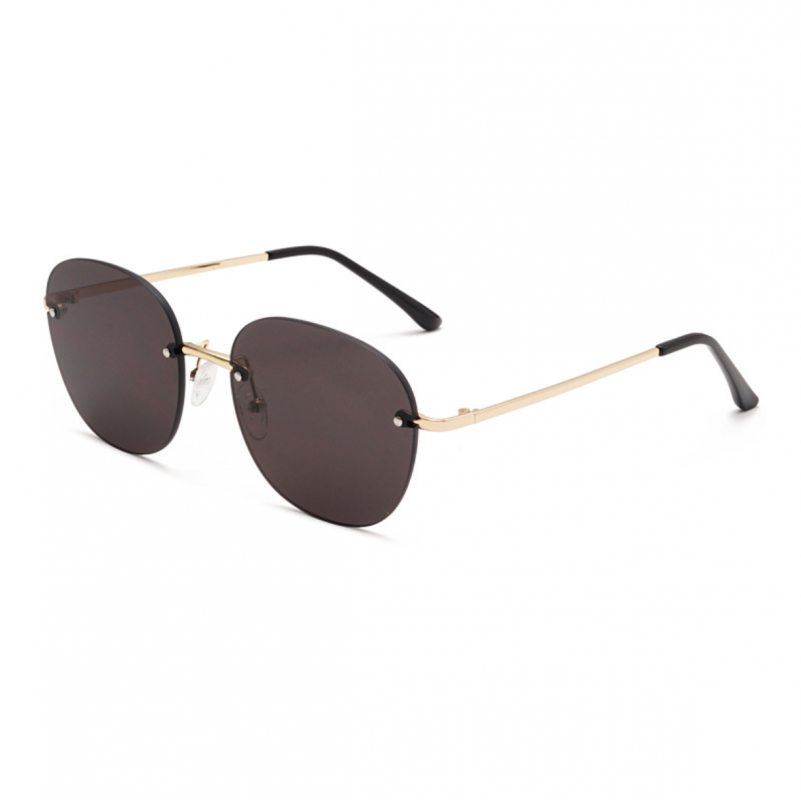 Rimless Round Sunglasses – Holimood Shop
